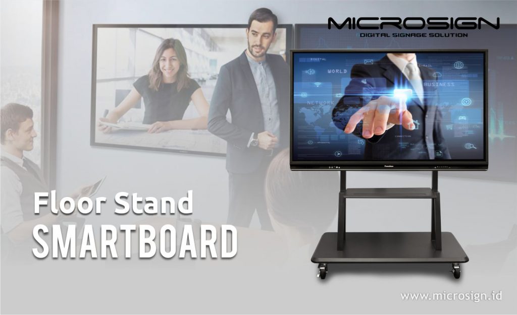 Floor Standing With Wheels - Digital Interactive Smart Board Accessories